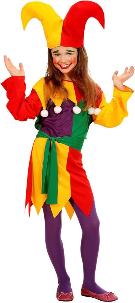 WIDMANN Children's Jolly Jester Costume - Jester Planet